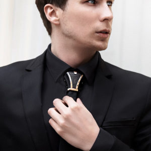 Black Titanium (5N rose gold plated patterns) – HOODTIE